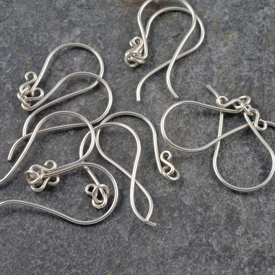 Five Pairs of Handmade Ethical Sterling Silver Earwires - Classic Swan ...