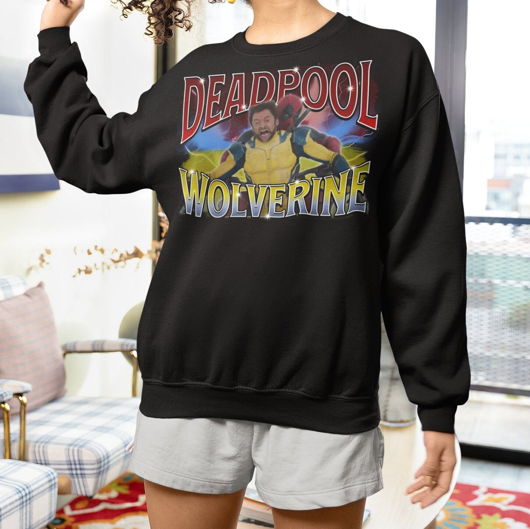 Deadpool & Wolverine 90s Retro Y2K, Bootleg Celebrity Rapper Png ...