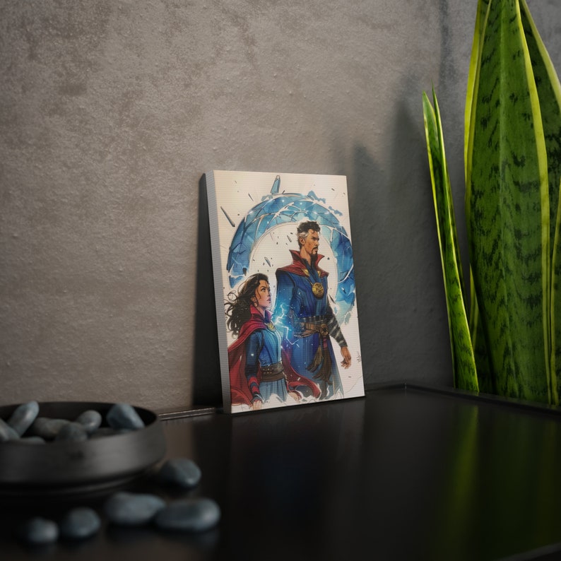 Doctor Strange & America Chavez Canvas Photo Tile Marvel Comics MCU ...