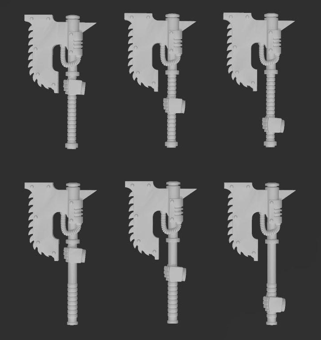Chain Axe Set 1 for Heresy Miniatures - Etsy