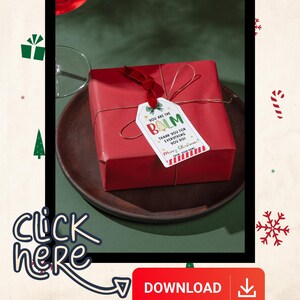 Printable Lip Balm Christmas Gift Tags, Printable Holiday You Are the ...