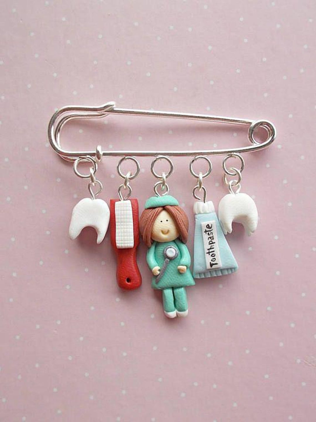 Dentist Pin - Tooth Dentist Gift Idea - Orthodontist Badge - Gift for ...