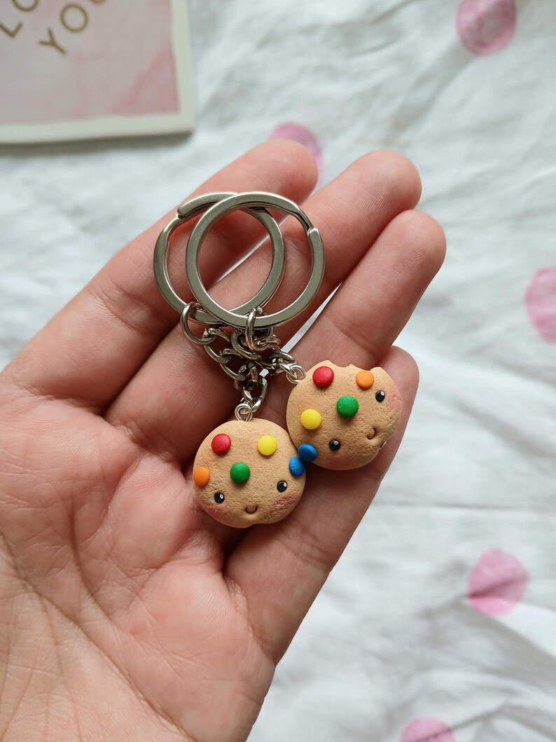 Cookies Keychain Set, Back to School Best Friends Gift, Birthday Gift ...