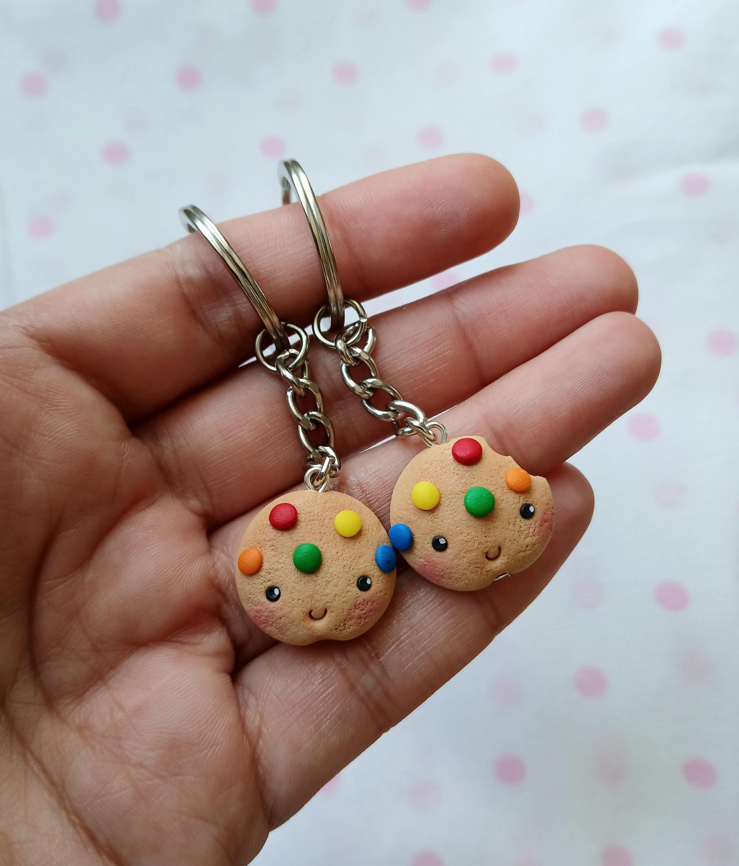 Cookies Keychain Set, Back to School Best Friends Gift, Birthday Gift ...