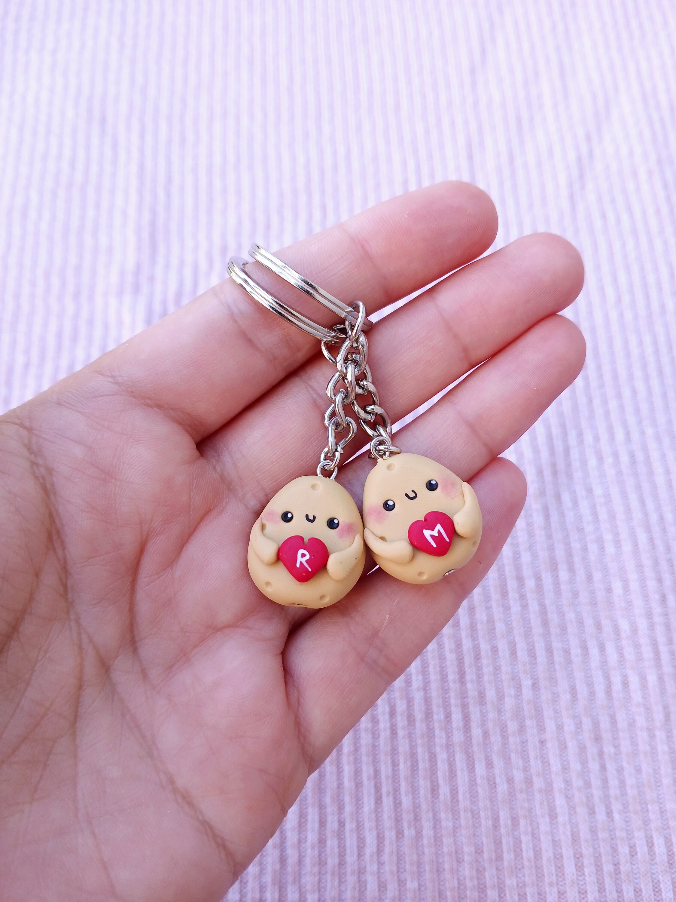 Potato Keychain Set, Best Friends Gift, Birthday Gift for Her, Kids ...