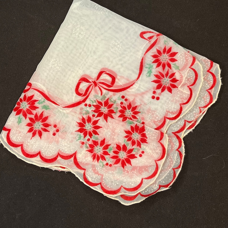 Christmas Hankie - Etsy