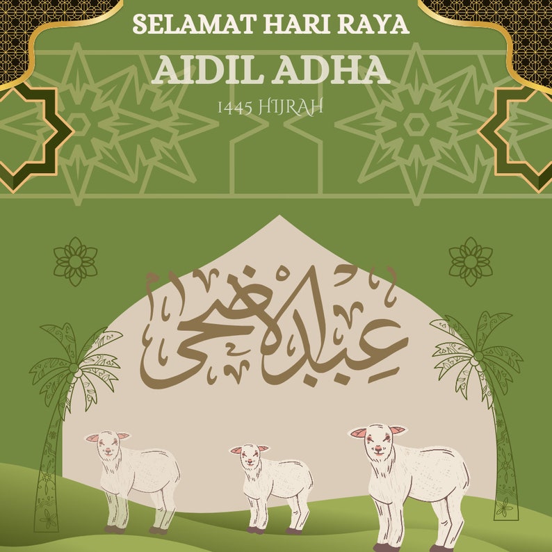 Eid Al-adha Templates - Etsy