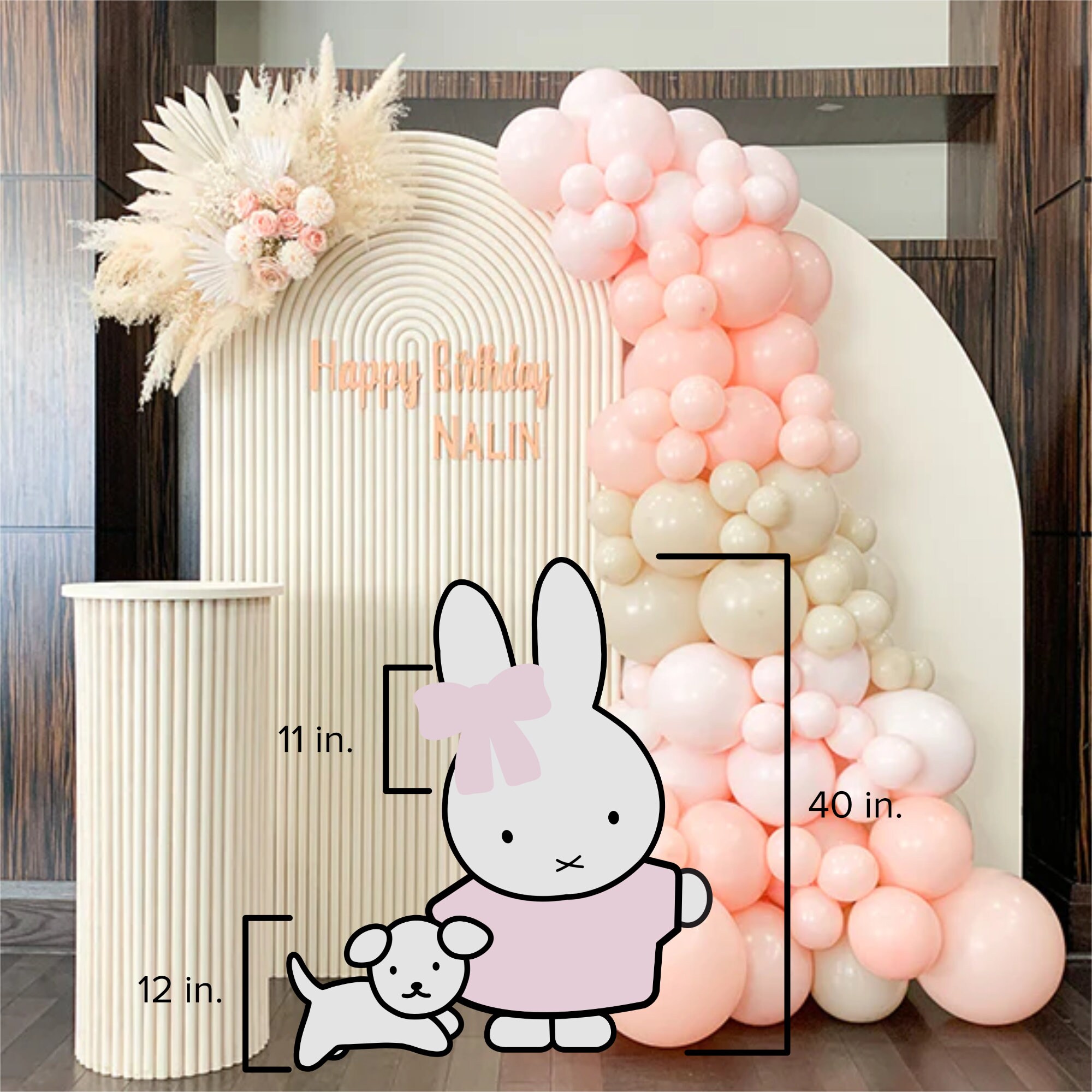 Miffy and Snuffy Cardboard Cutout Digital Download Printable 1m / 3.2ft ...