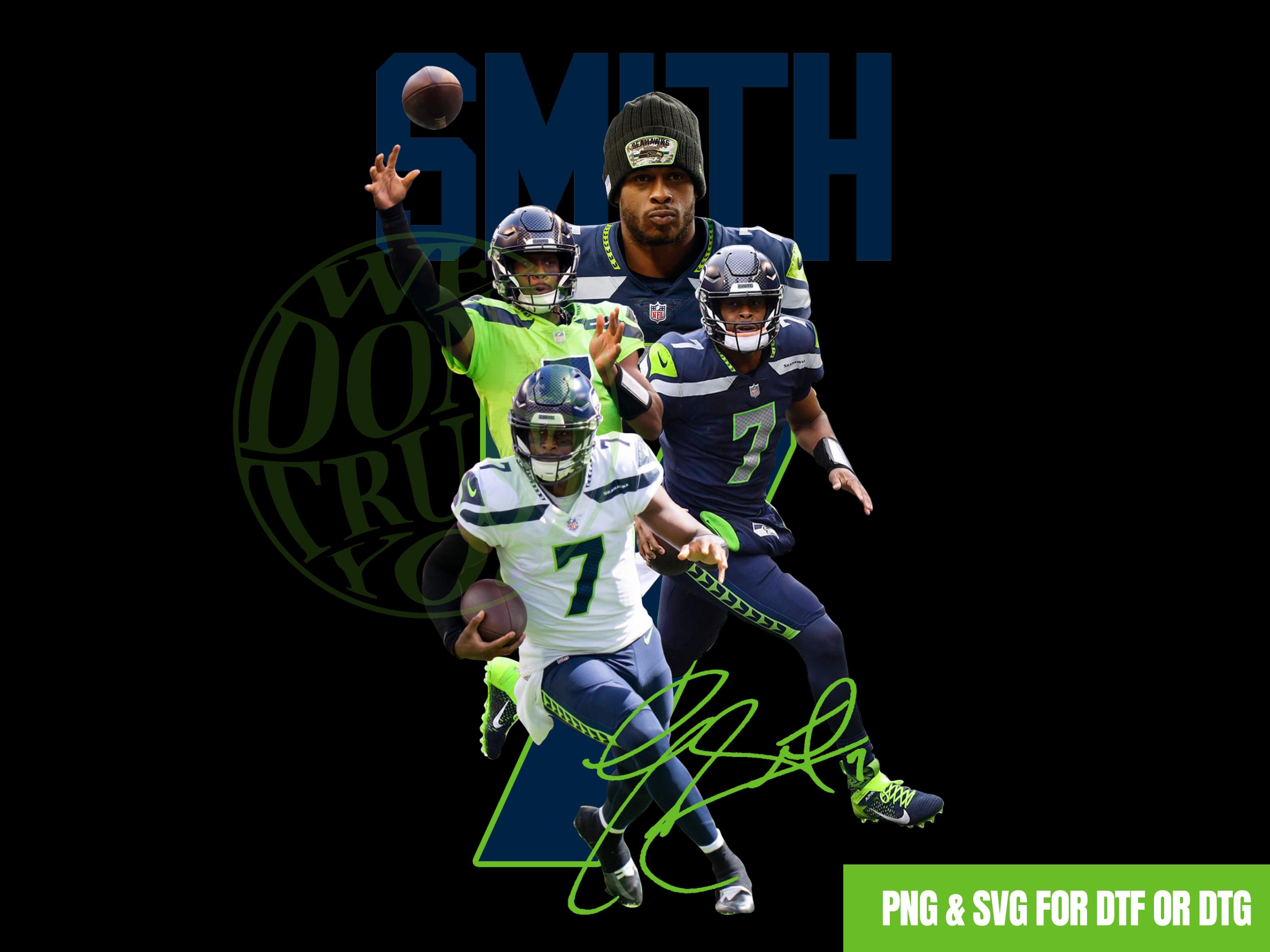 Geno Smith PNG & SVG Vector Files 5054 X 5054 Digital Download for Dtg ...