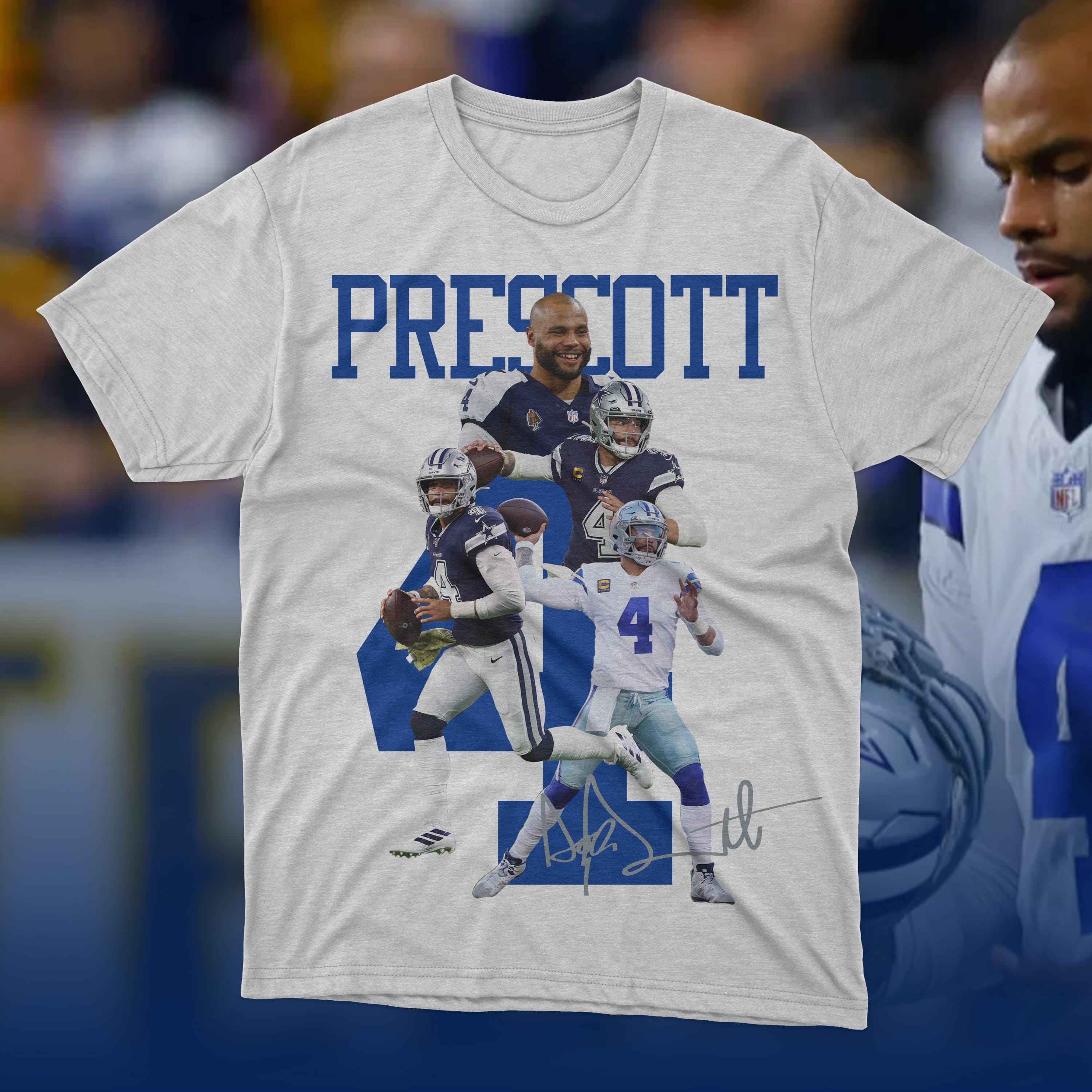 Dak Prescott PNG & SVG Vector Files 5000 X 5000 for Dtf and Dtg - Etsy