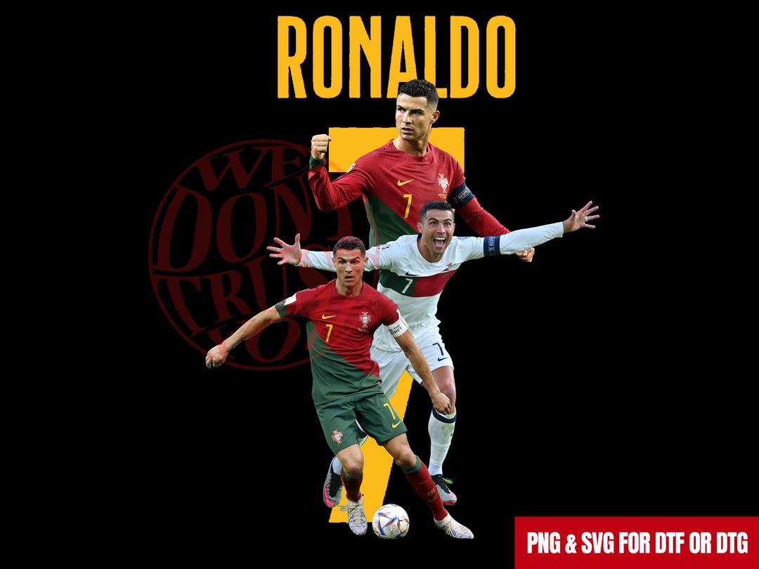 Cristiano Ronaldo PNG & SVG Vector Files 4136 X 4136 for Dtf and Dtg ...