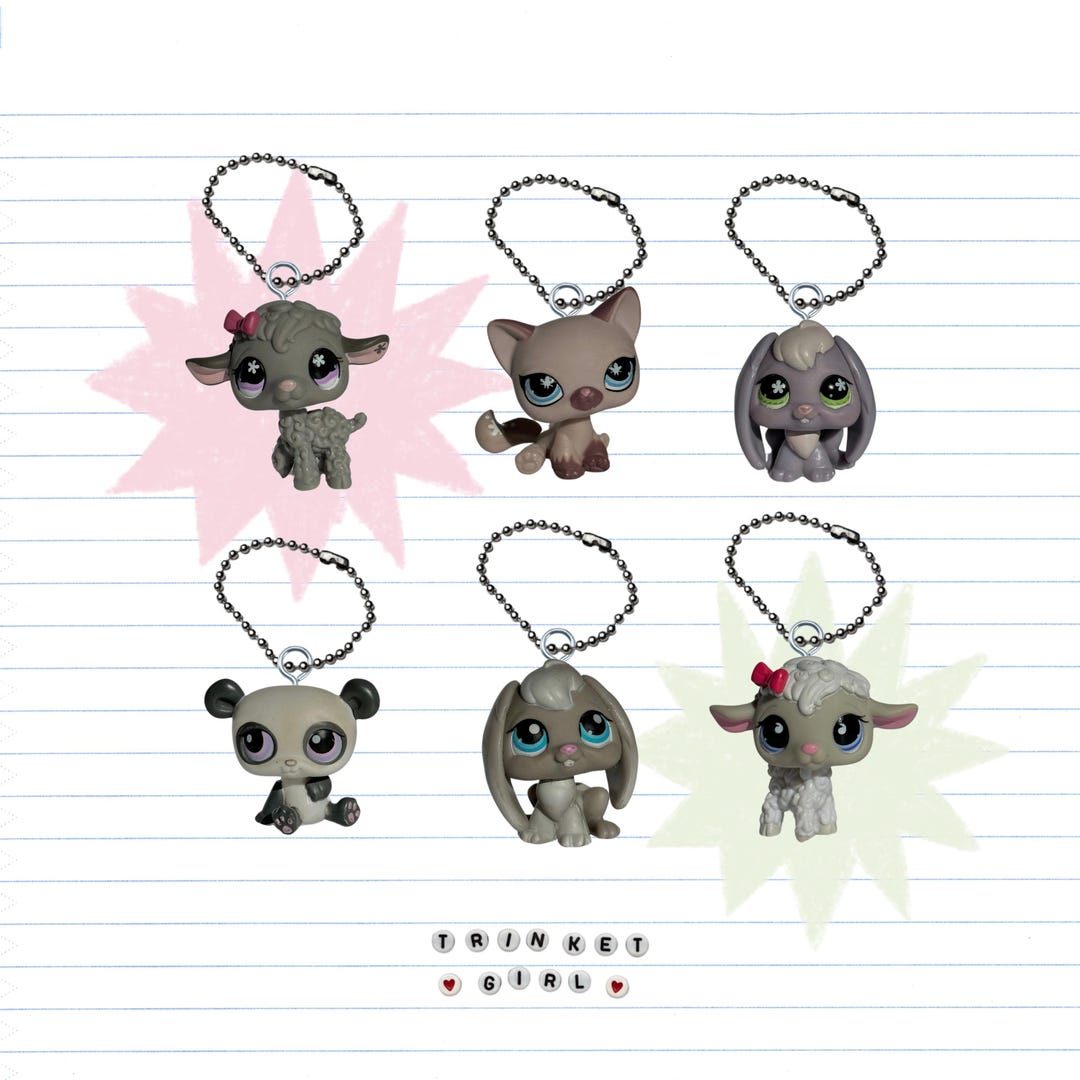Littlest Pet Shop Keychain / Vintage 2006-2009 Lps - Etsy
