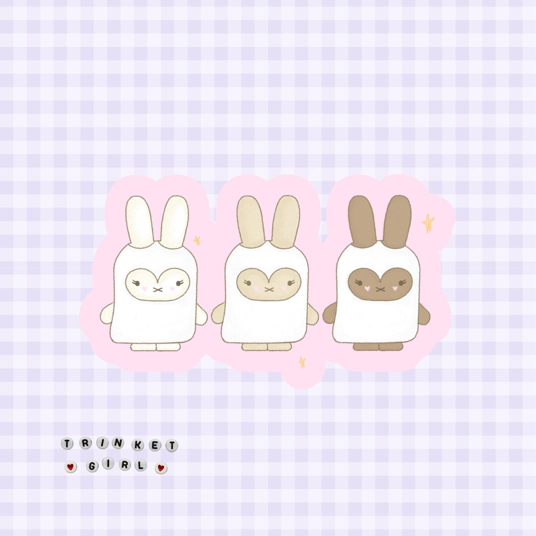Ghost Miffy Triplets / Cute Spooky Season Vinyl Sticker - Etsy