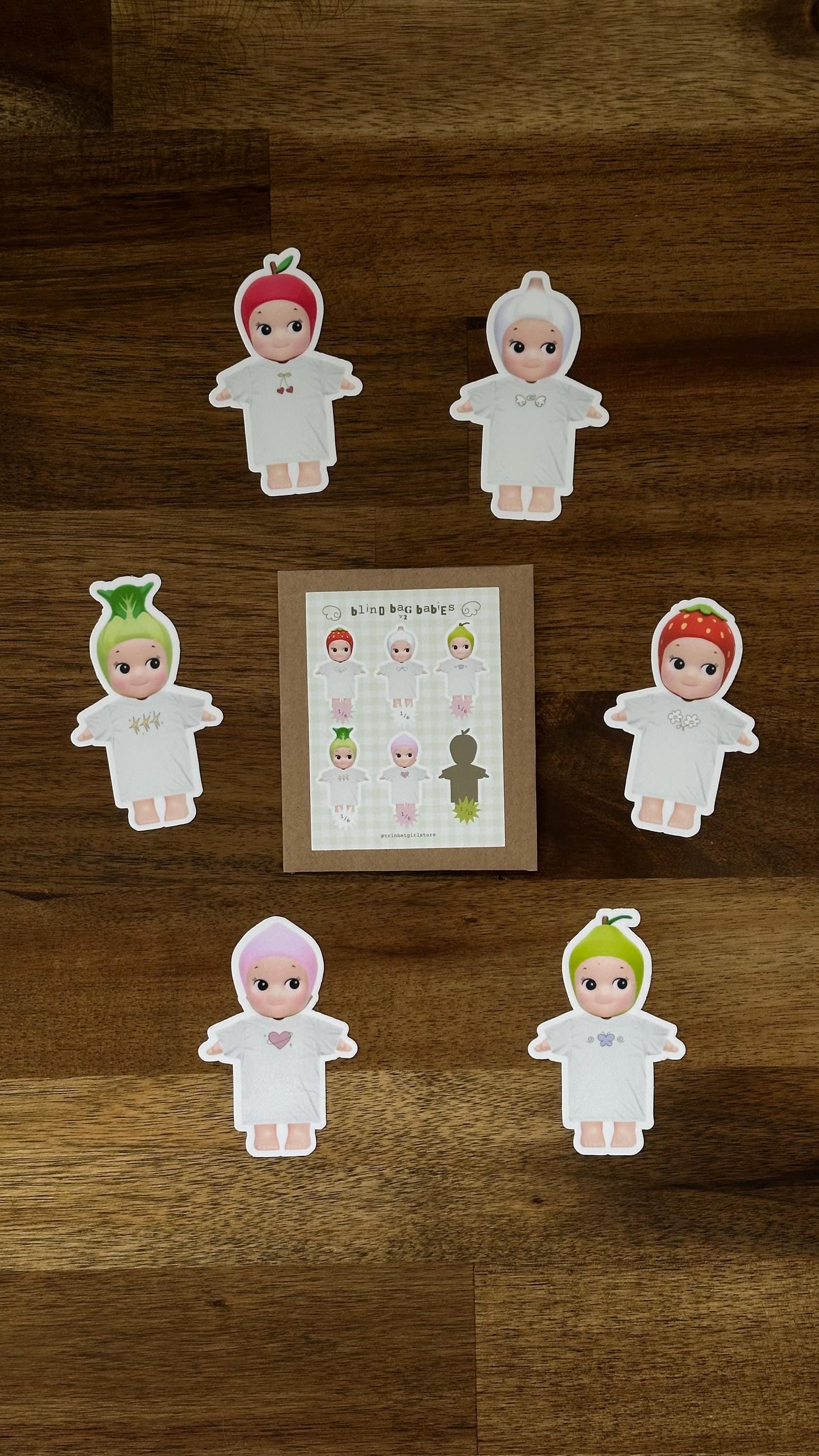 Blind Bag Babies Sticker Pack / Sonny Angel Inspired Vinyl Sticker Pack ...