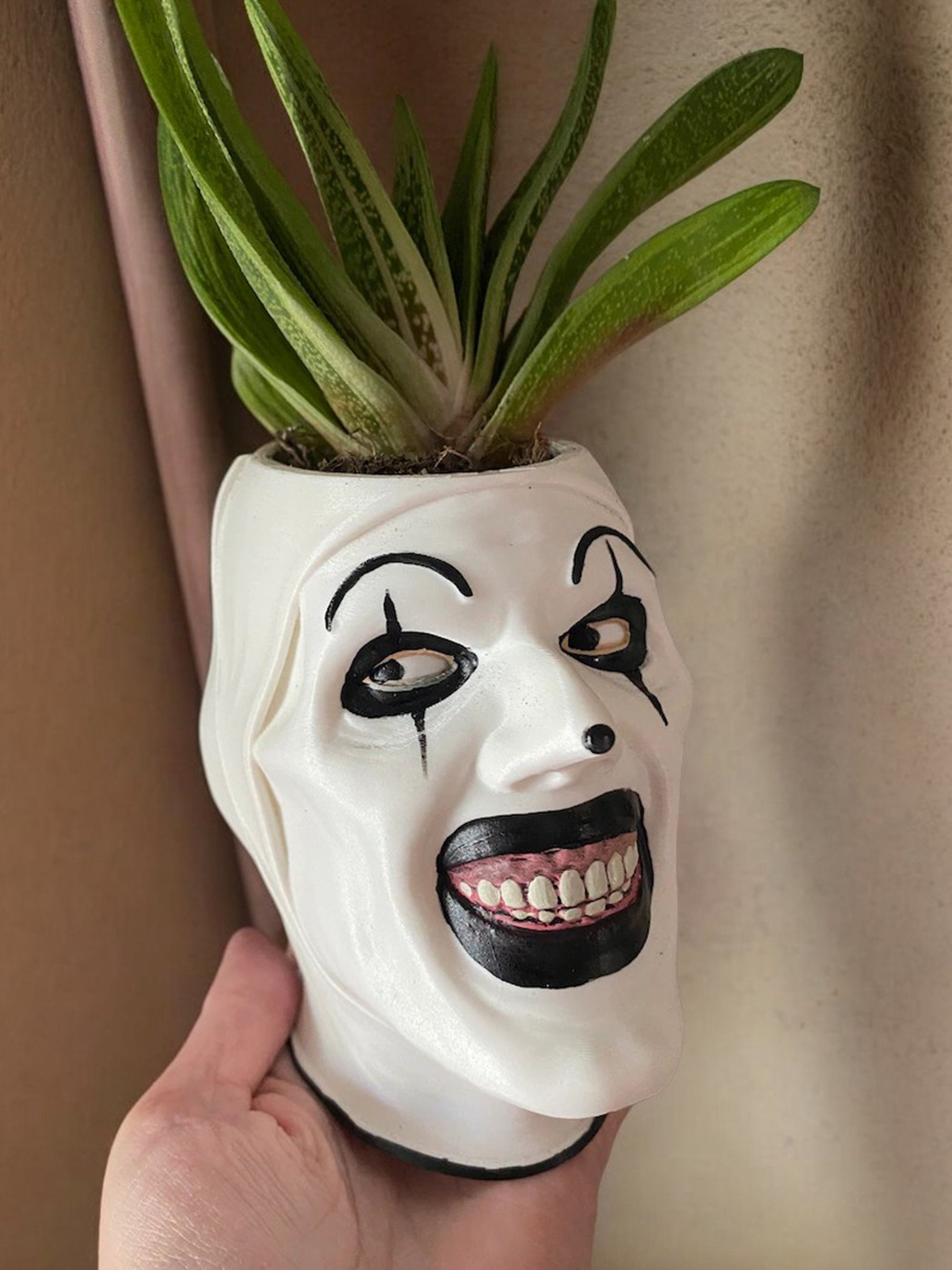 Art the Clown Planter, Horror Collectible, Art the Clown, Gothic ...