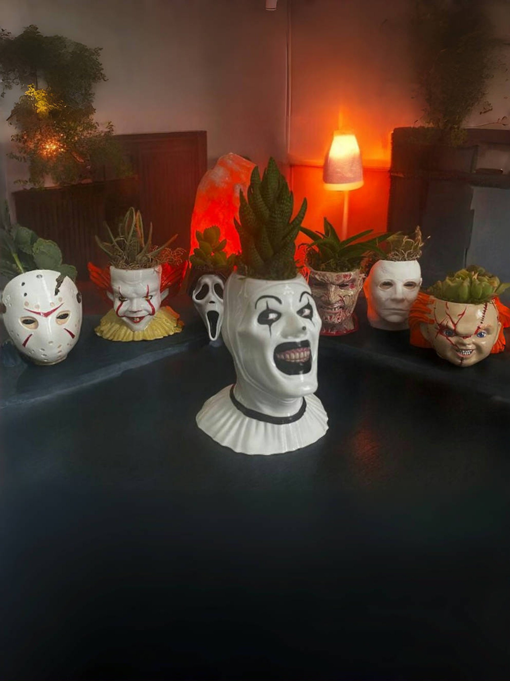 Art the Clown Planter, Horror Collectible, Art the Clown, Gothic ...