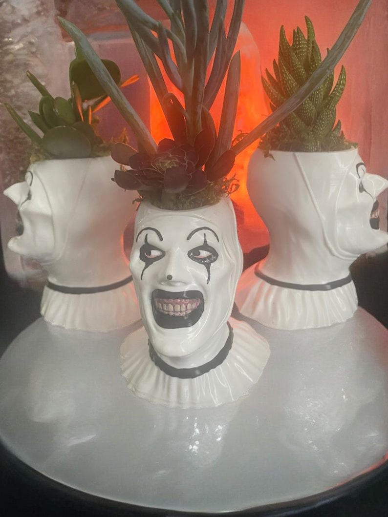 Art the Clown Planter, Horror Collectible, Art the Clown, Gothic ...