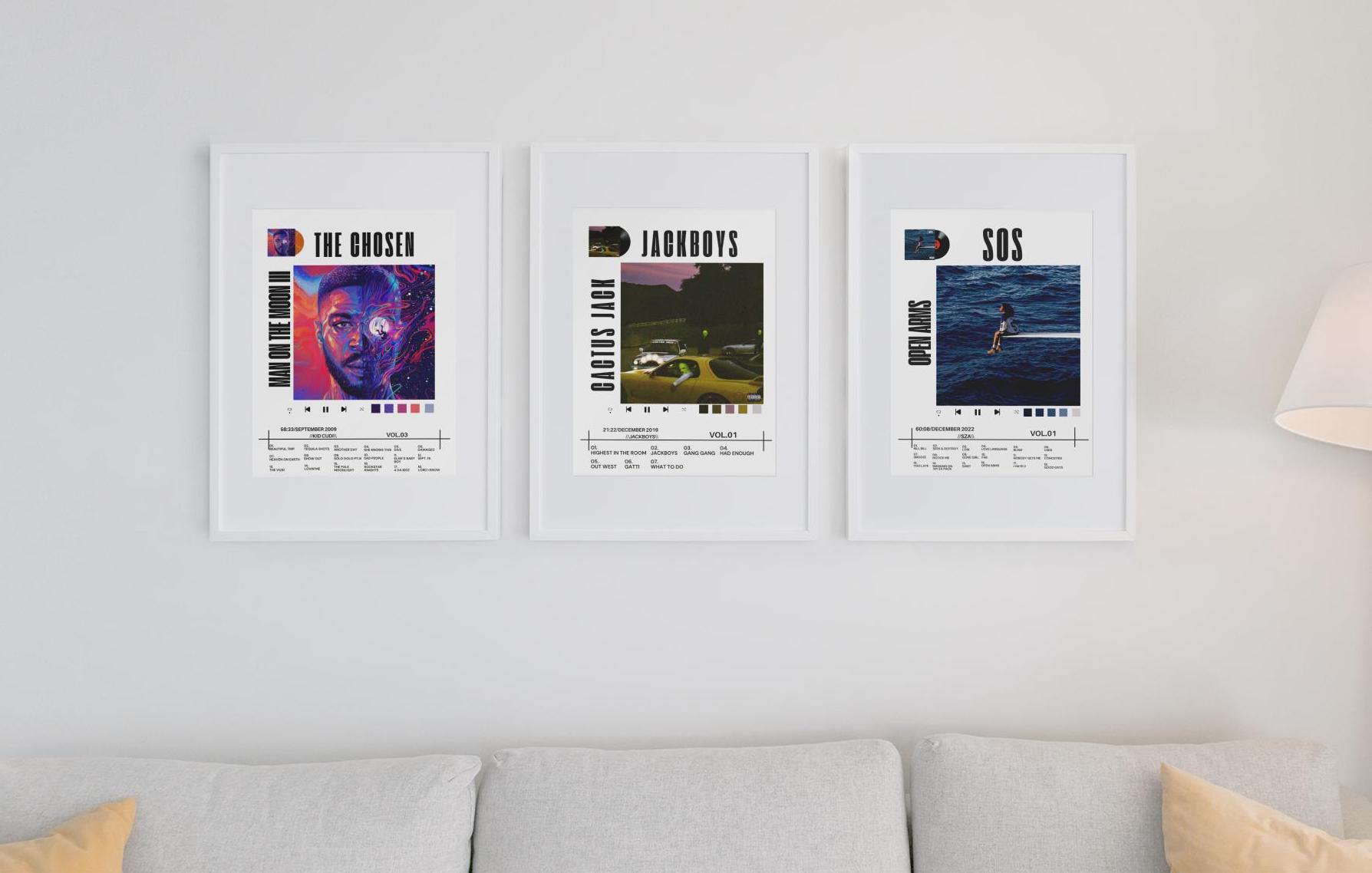 Custom Album Poster Choose Your Own Album Cover, Frat Wall, Music ...