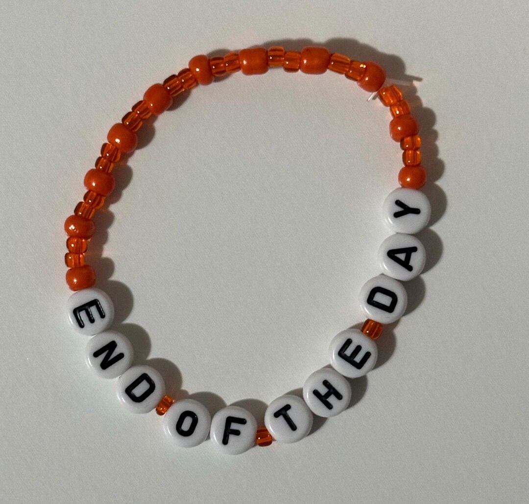 One Direction Inspired “end of the Day” Bracelet | One Direction Beaded ...