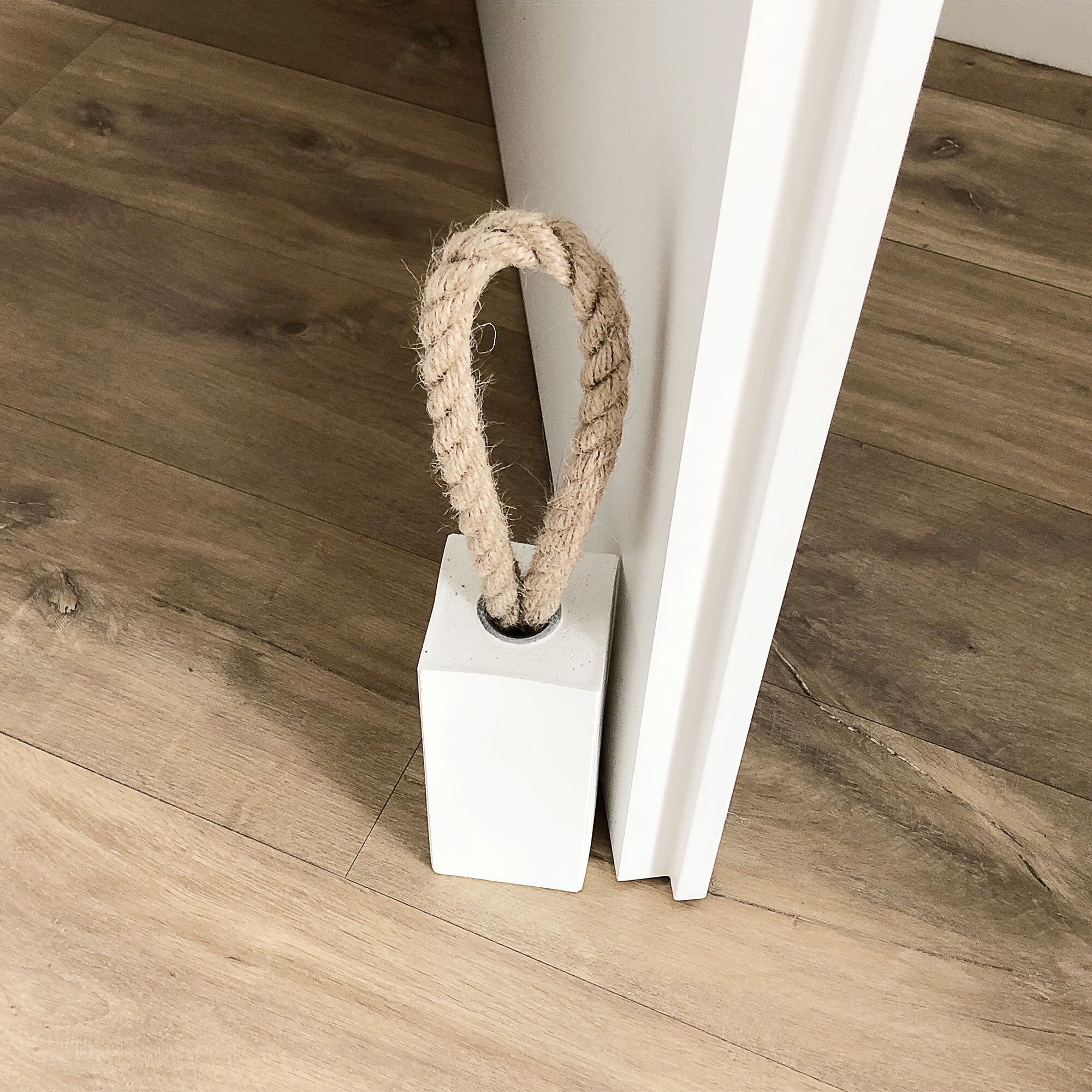 Concrete Door Stop White Rectangle Doorstop Modern Door - Etsy UK