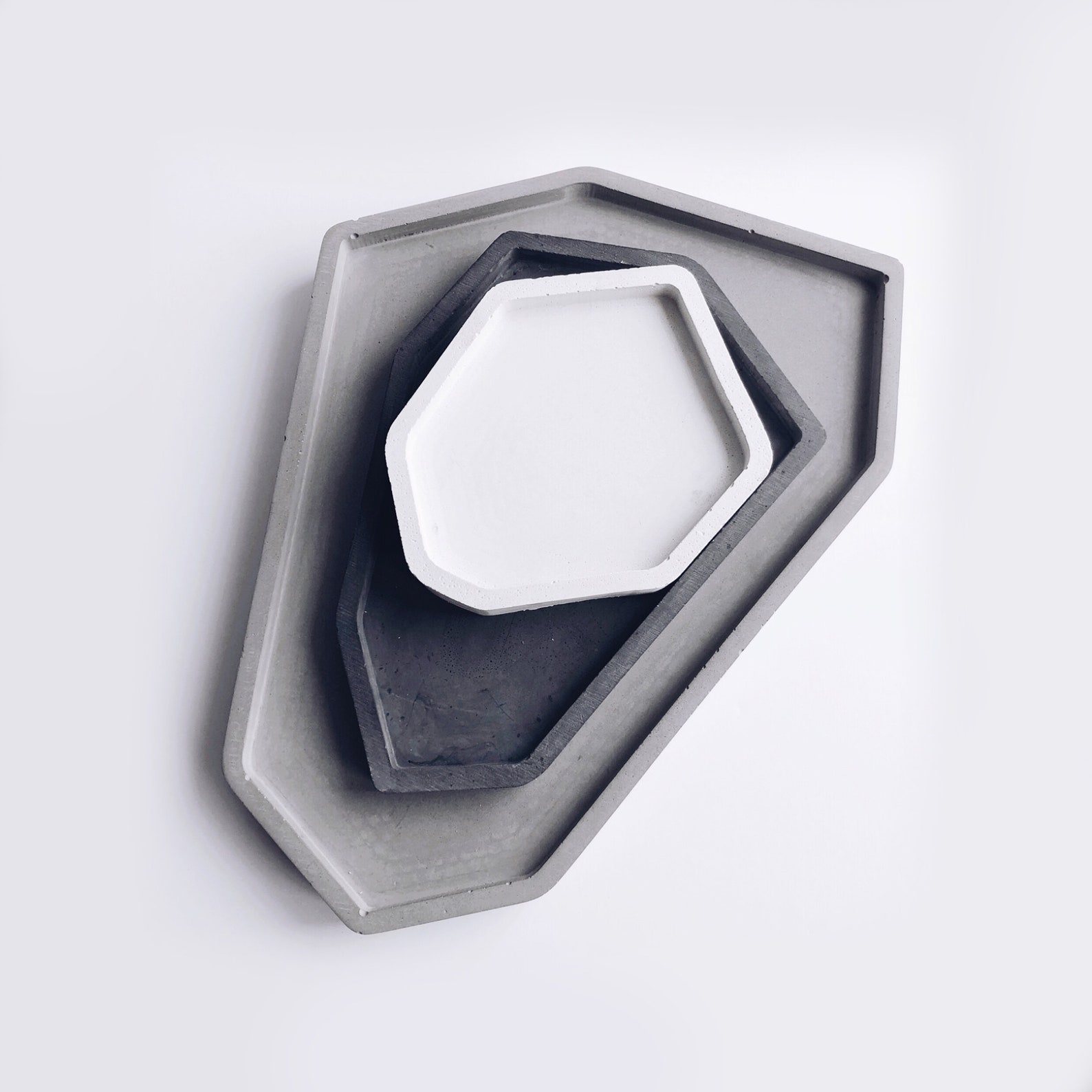 Large Concrete Tray Modern Cement Tray Kitchen Decor | Etsy UK