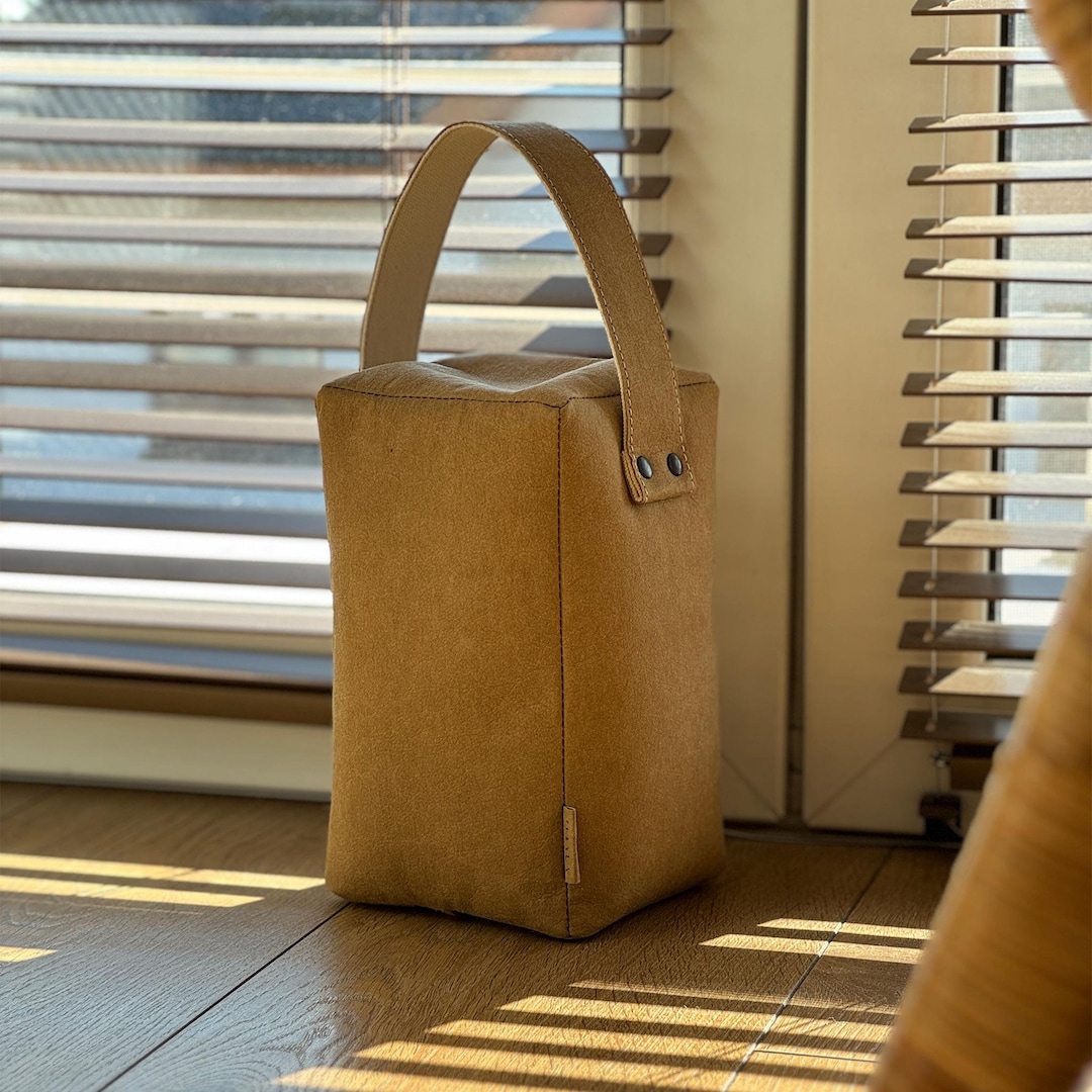 Minimalist Door Stop Cover – Washable Paper Door Stopper DIY Fill - Etsy