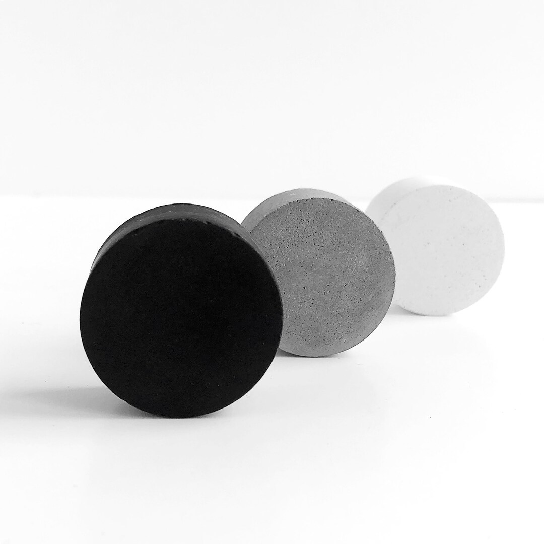 Concrete Drawer Knobs Modern Drawer Knob Concrete Decor - Etsy