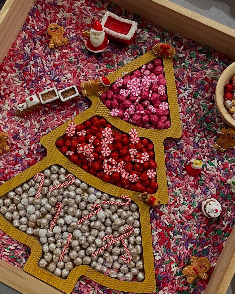Kids Sensory Play Kit, Montessori Play Kit, Preschool Kit, Christmas ...