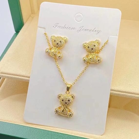 Elegant Gold Pendant Necklace Set Fashion Jewelry Necklaces for Women Cute Charms Trendy Heart Star Flower Designs Etsy