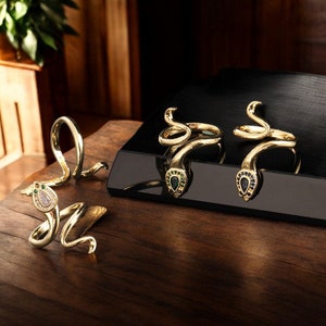 Trendy gold rings Etsy