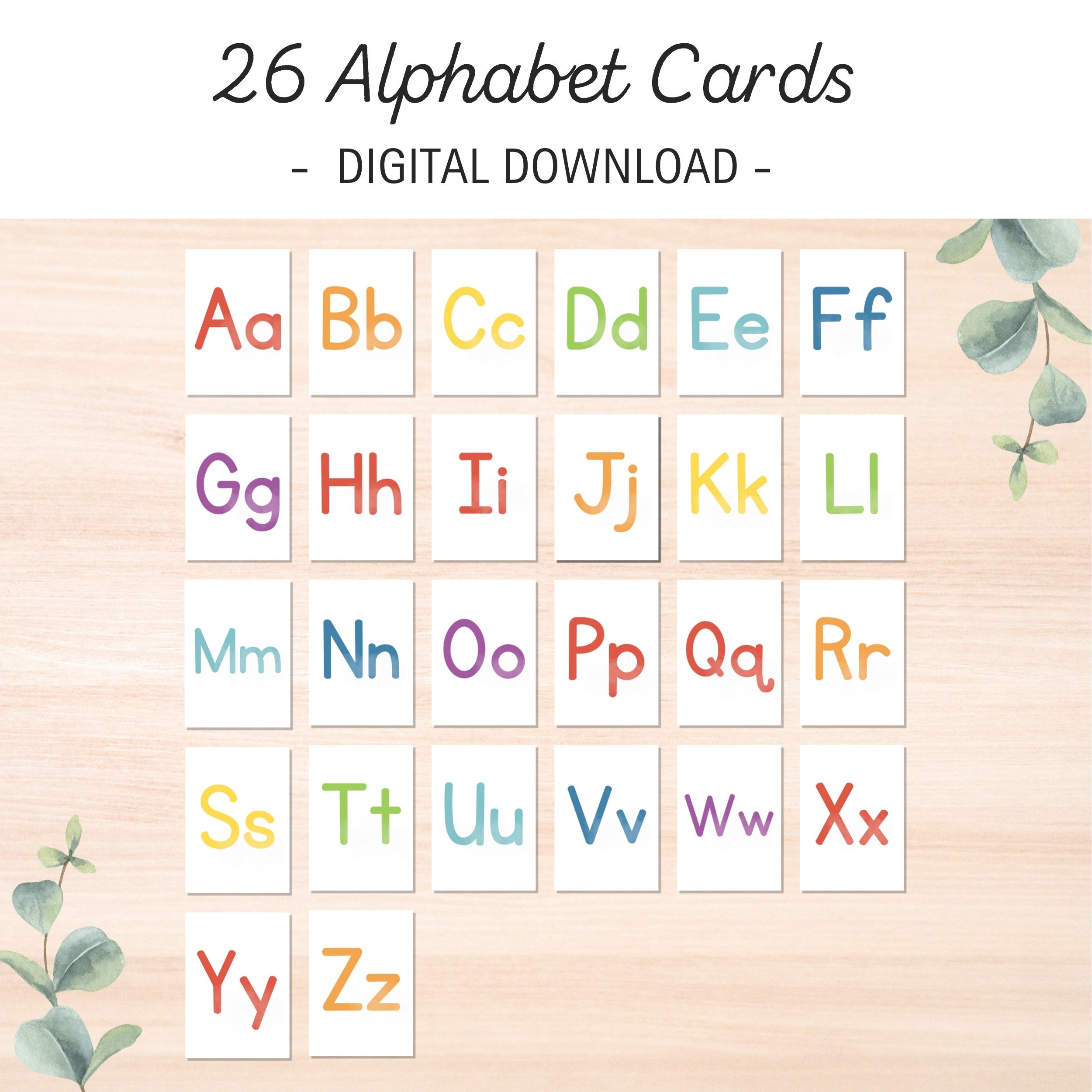 Printable Alphabet Letter Cards