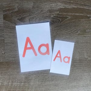 Printable Alphabet Flashcards A-Z: Colorful Learning (digital Download ...