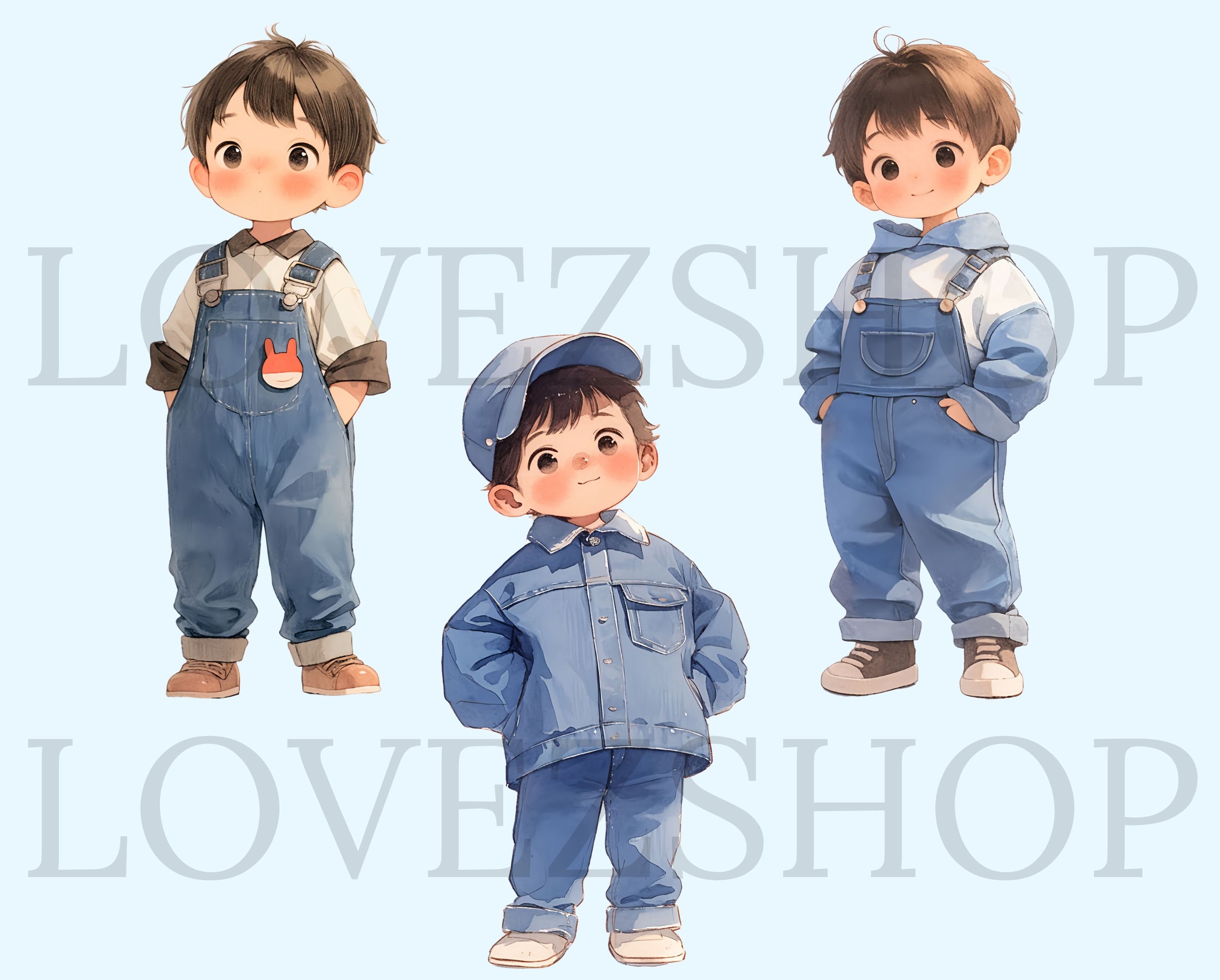 19 Denim Toddler Boy, Toddler Clipart, Denim Boy, Denim Clipart ...