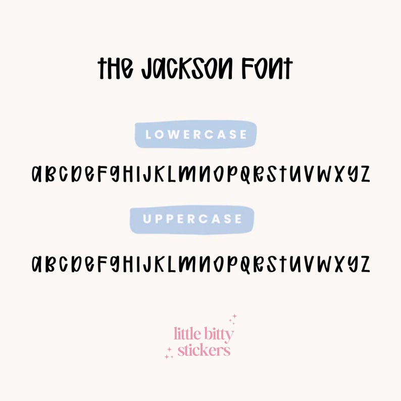 Jackson Font | Custom Vinyl Name Decal | Vinyl Sticker | Holographic ...