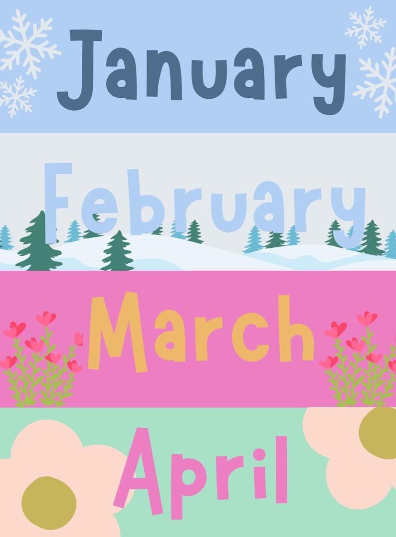 Editable Classroom Calendar - Etsy