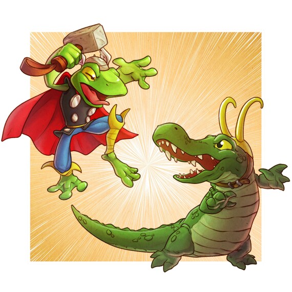 Thor Frog Loki
