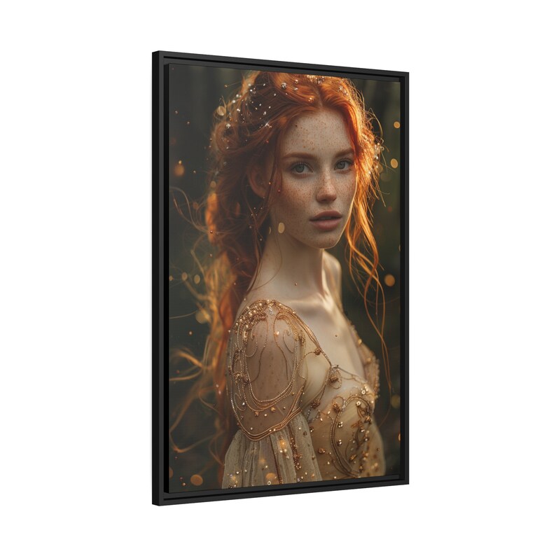 Portrait of an Irish Innocence's Ember, Poster Print, Canvas Art Poster ...