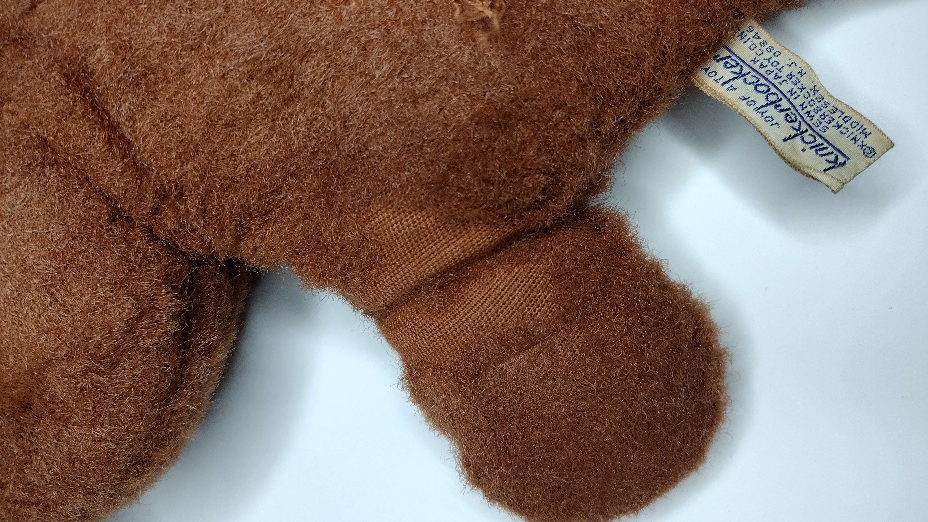 Vintage Knickerbocker Stuffed Brown Teddy Bear Plushie RARE - Etsy