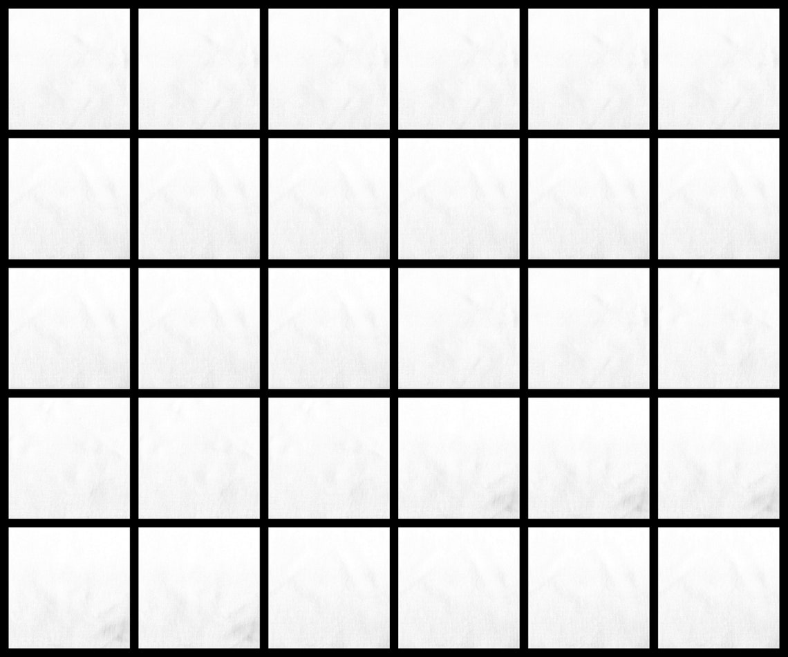 SOLID WHITE KONA 5 Inch Squares ~ 30 Squares per Set ~ 100% Cotton ...