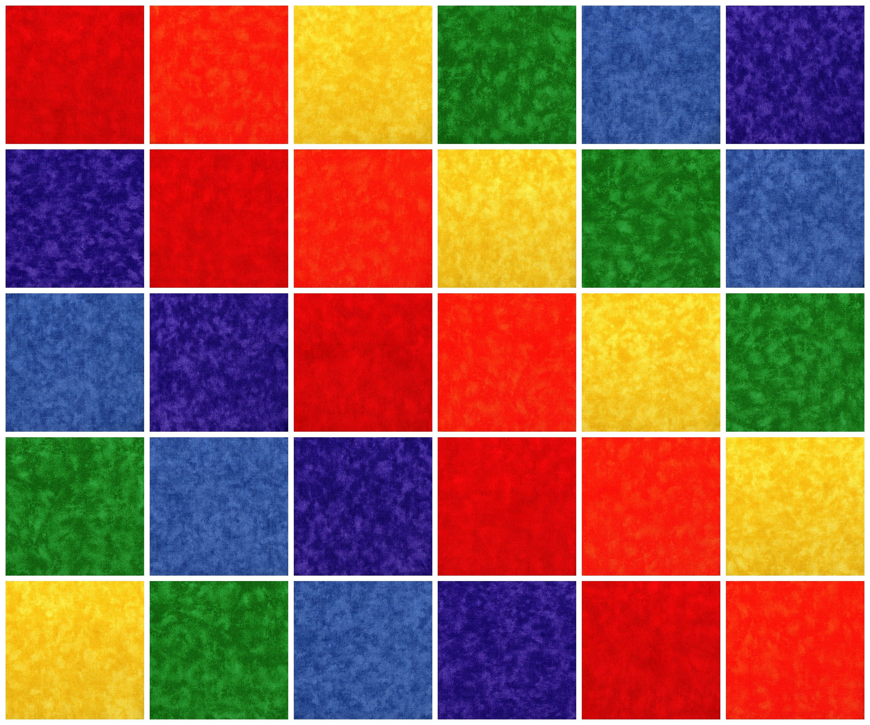 Primary Color Squares