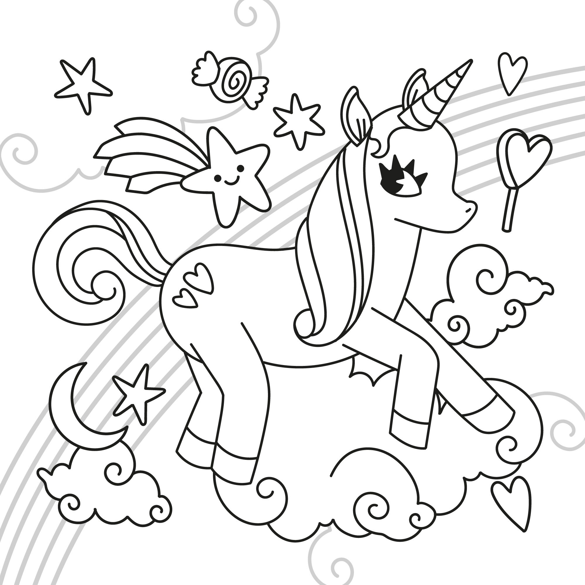 30 Pages Cute Coloring.pdf File - Etsy