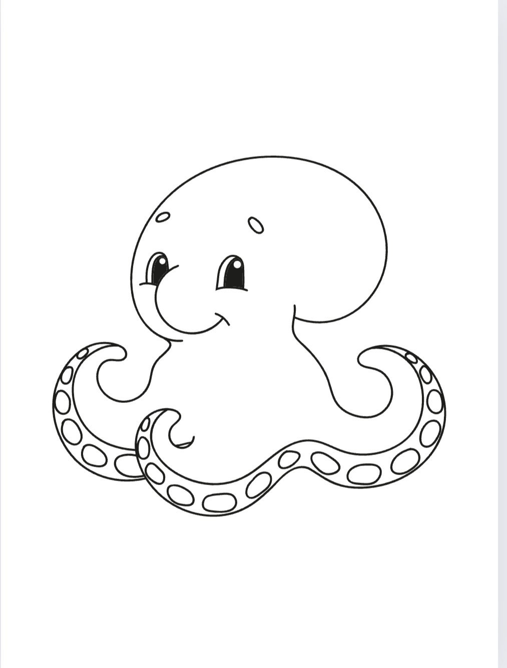 50 Pages Cute Coloring Animals for Kids - Etsy