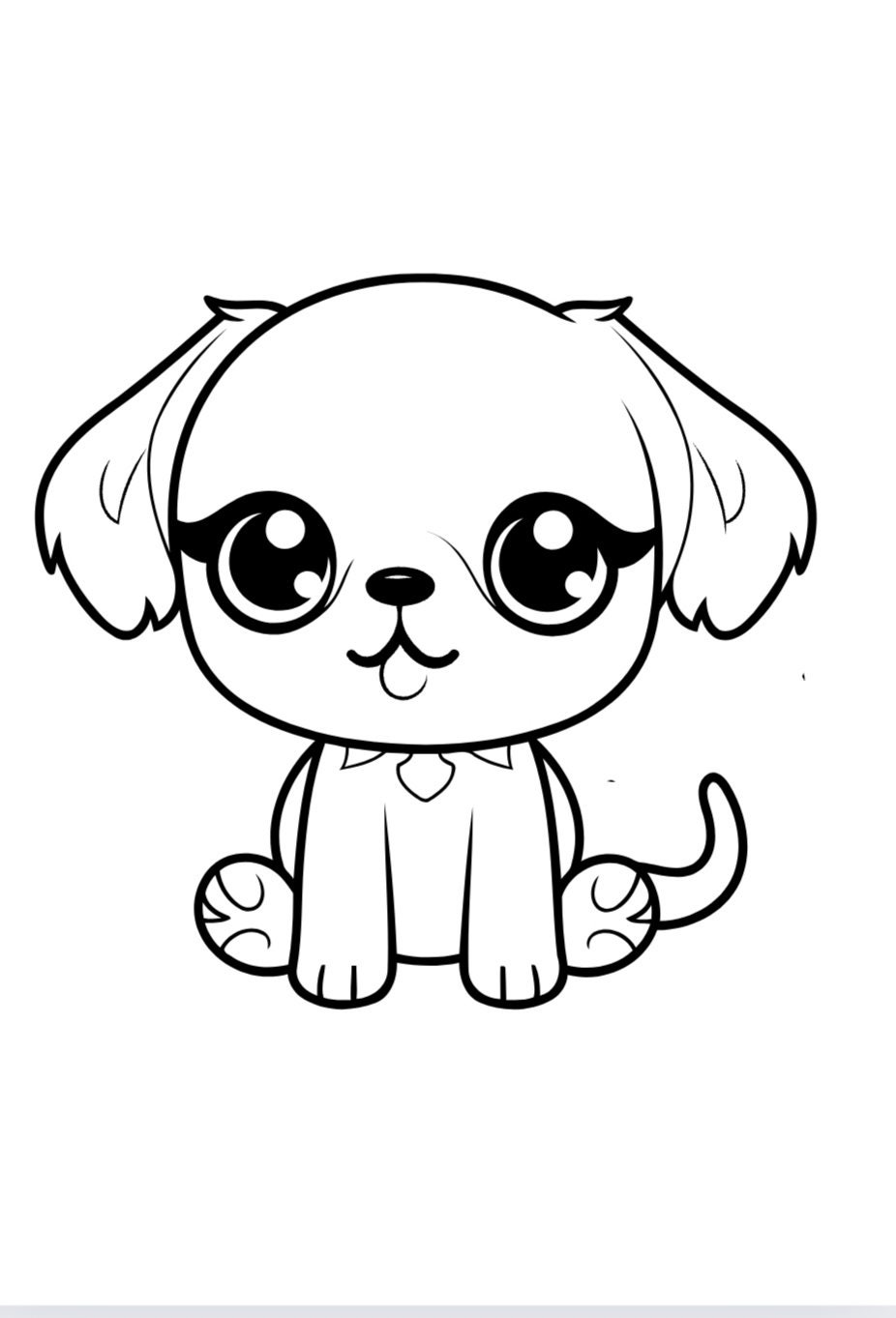 50 Pages Cute Coloring Animals for Kids - Etsy