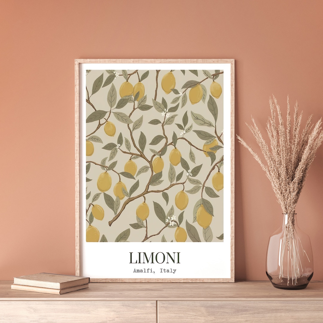 Amalfi Lemon Digital Download Print, Printable Italy, Travel, Souvenir ...