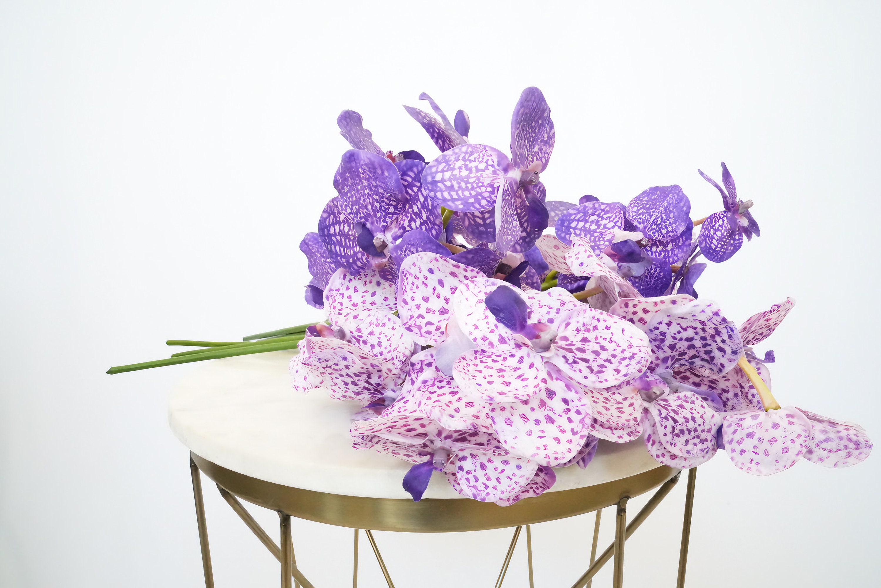 Real Touch Luxury Faux Orchid Stem Artificial Orchid Artificial ...