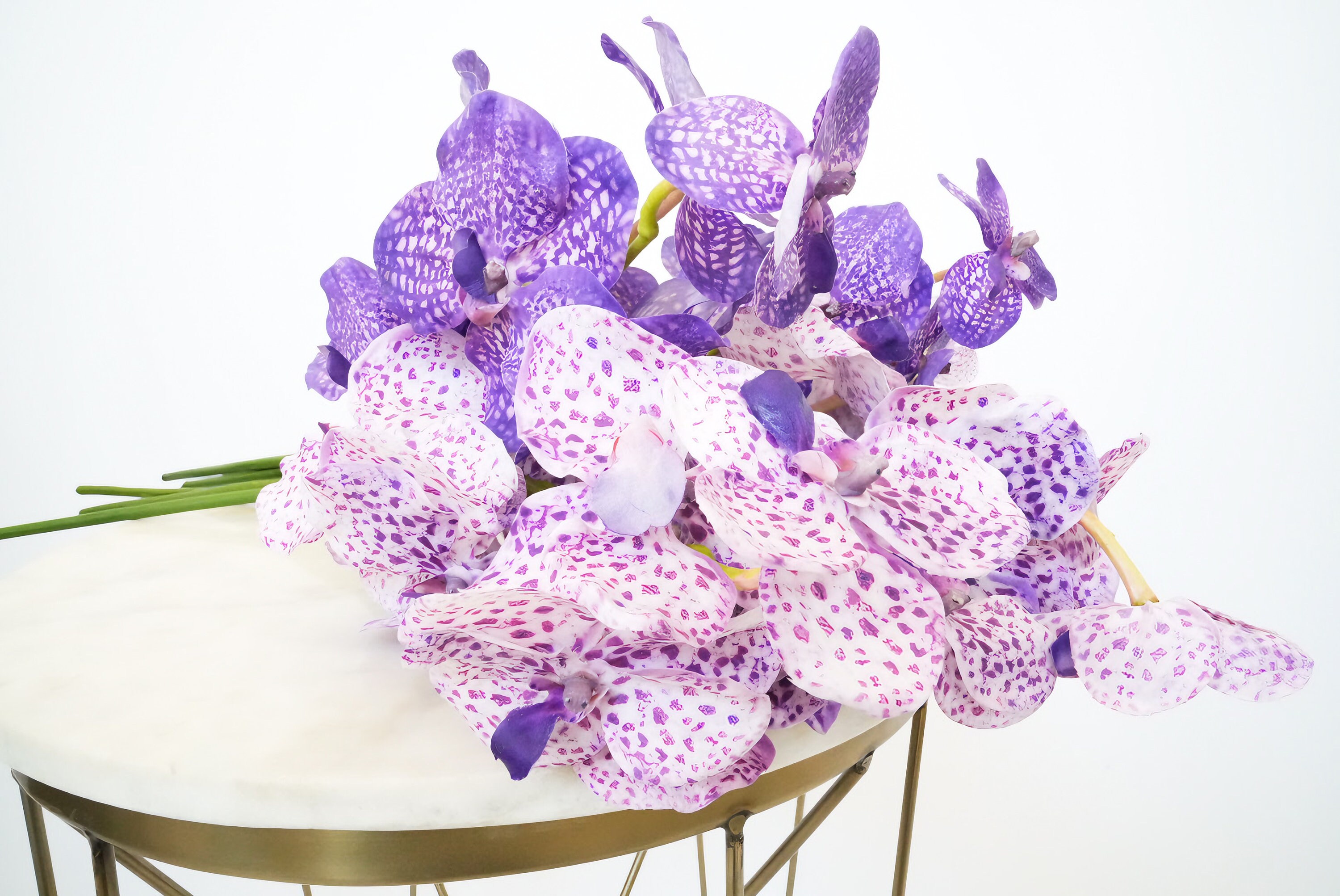 Real Touch Luxury Faux Orchid Stem Artificial Orchid Artificial ...