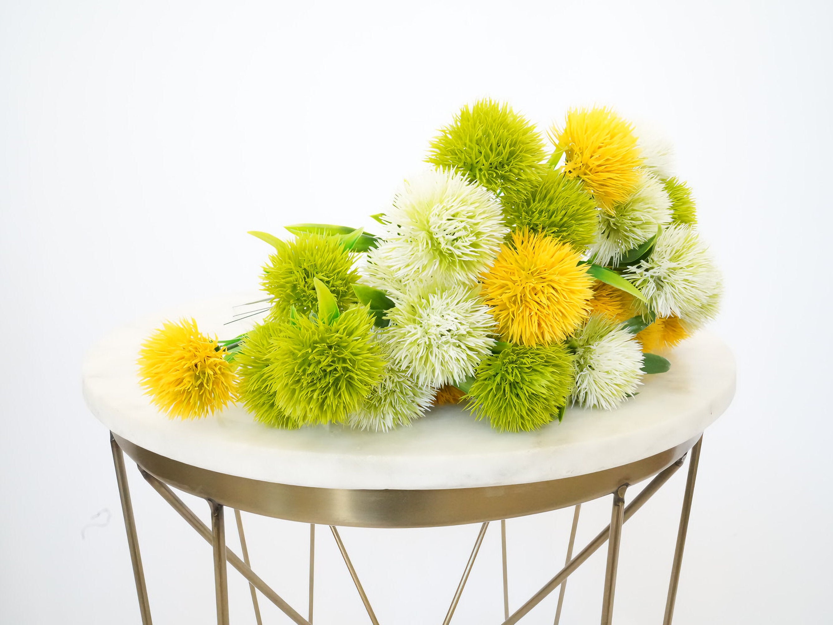 10pcs Yellow Artificial Dandelions | Home Decorations | DIY | Faux ...
