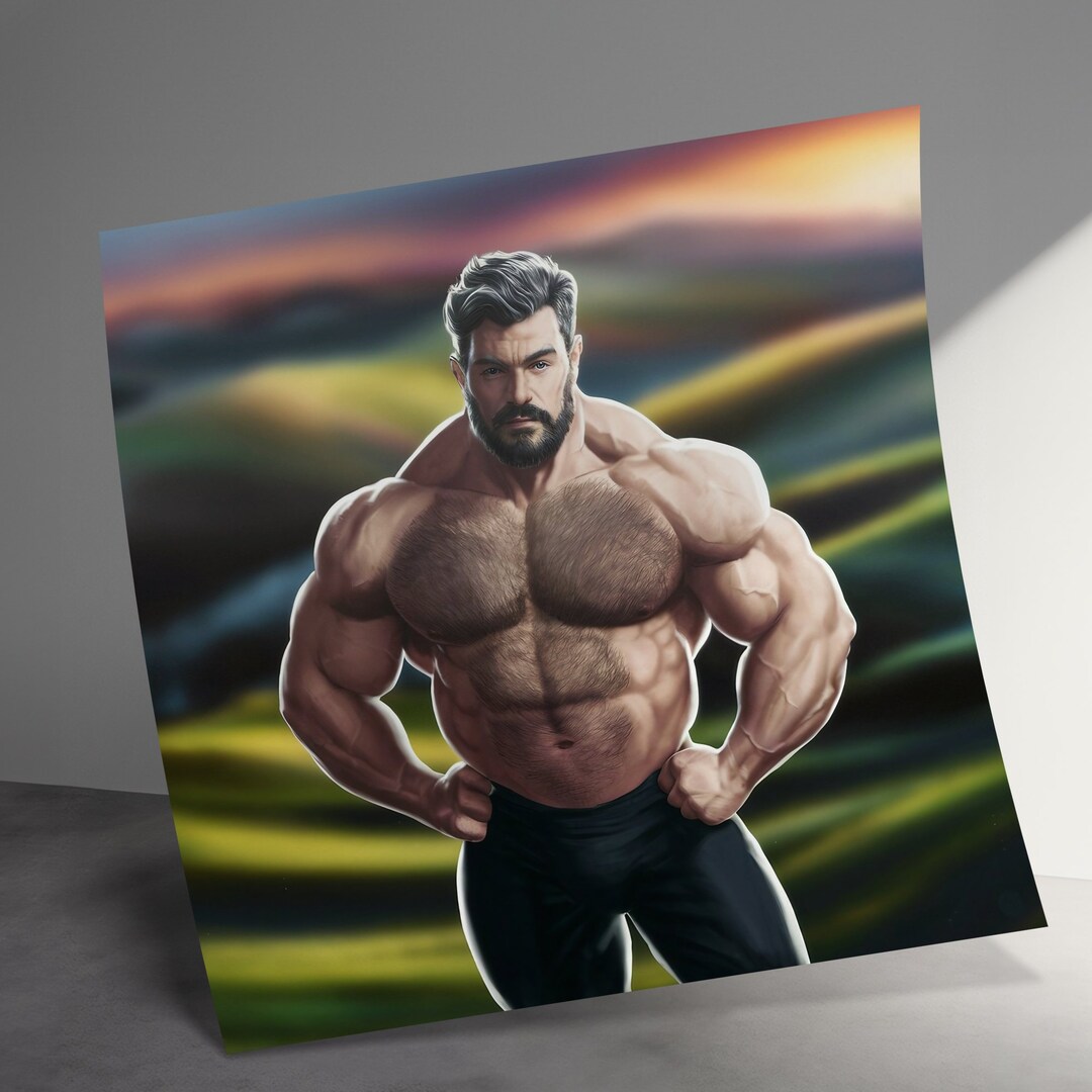 Fitness Motivational Poster, Bodybuilder Wall Art, Inspirational Muscle ...