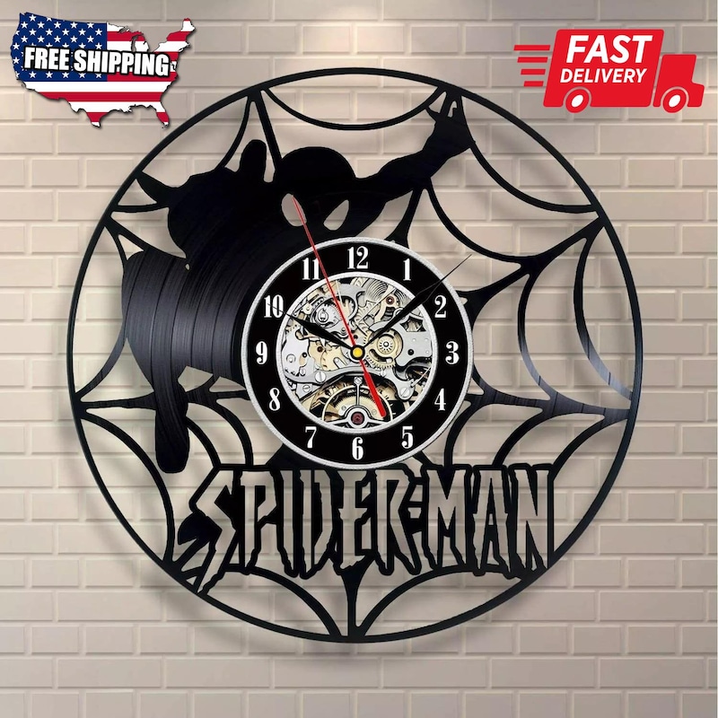 Spiderman Clocks - Etsy