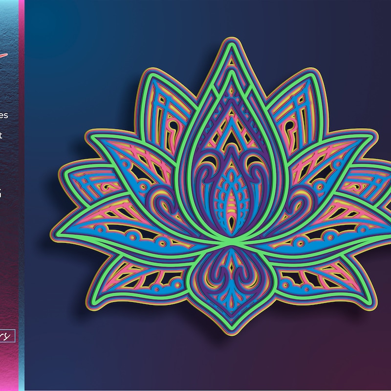 Lotus Mandala - Etsy